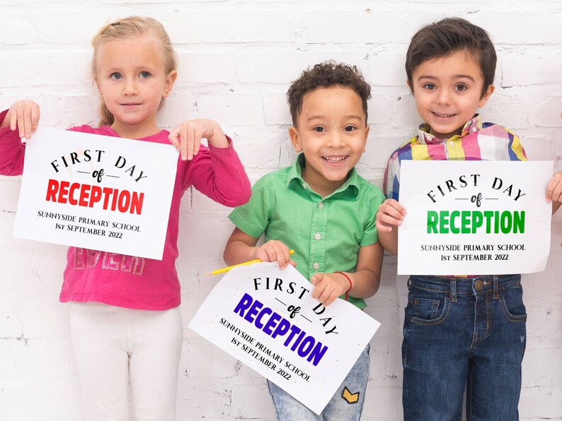 EDITABLE First and Last Day of School Sign / Personalise With Corjl - Etsy