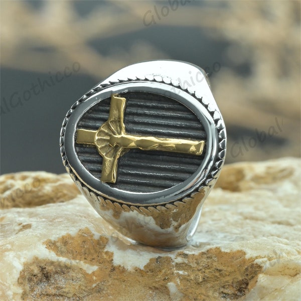 Cross Ring - Etsy