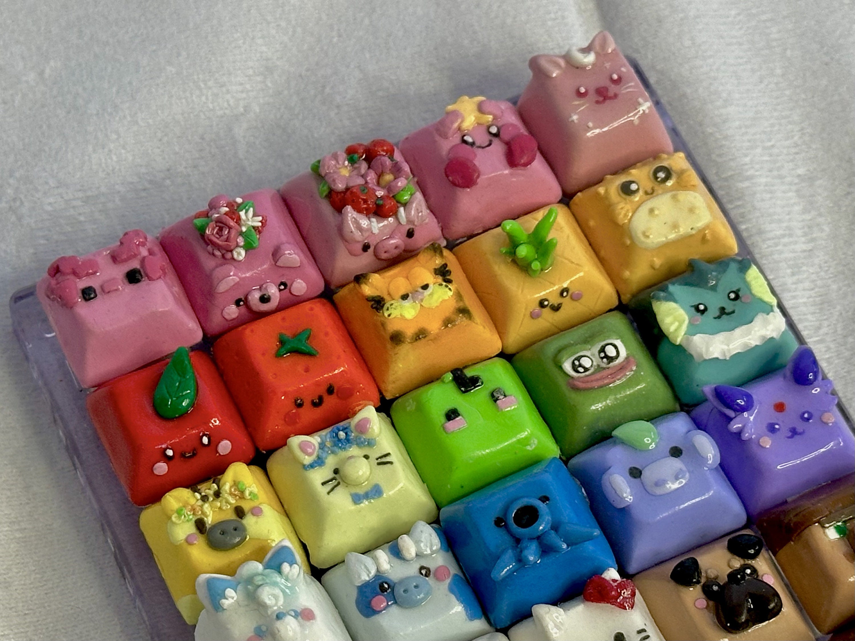 Custom Handmade Artisan Keycaps | Inspired by Minecraft, Pokemon ...