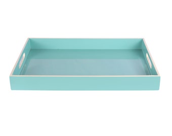Light Blue Lacquer Tray - Etsy