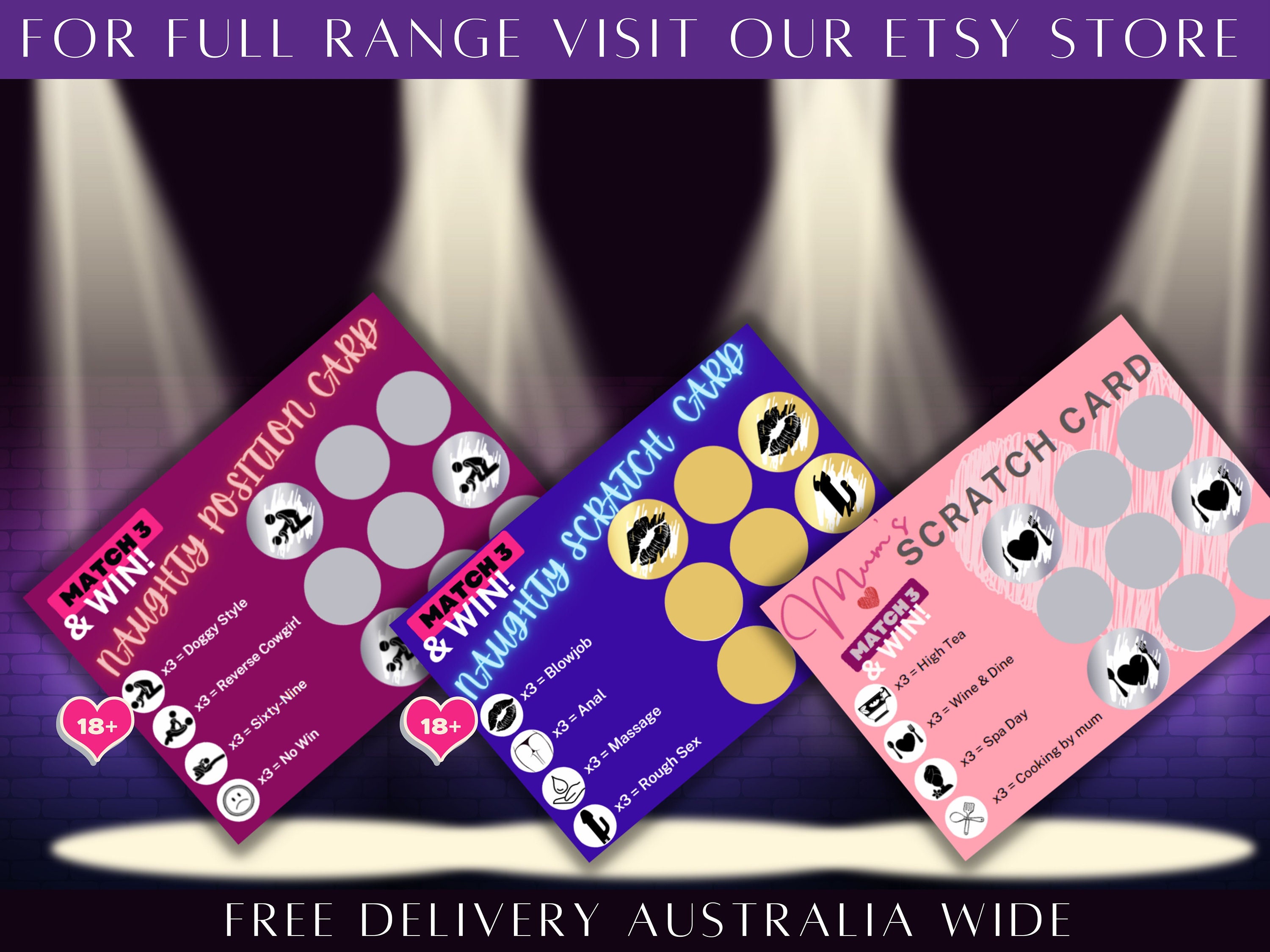 Scratch off Card for Him Gift for Husband Naughty Gift Card for ...