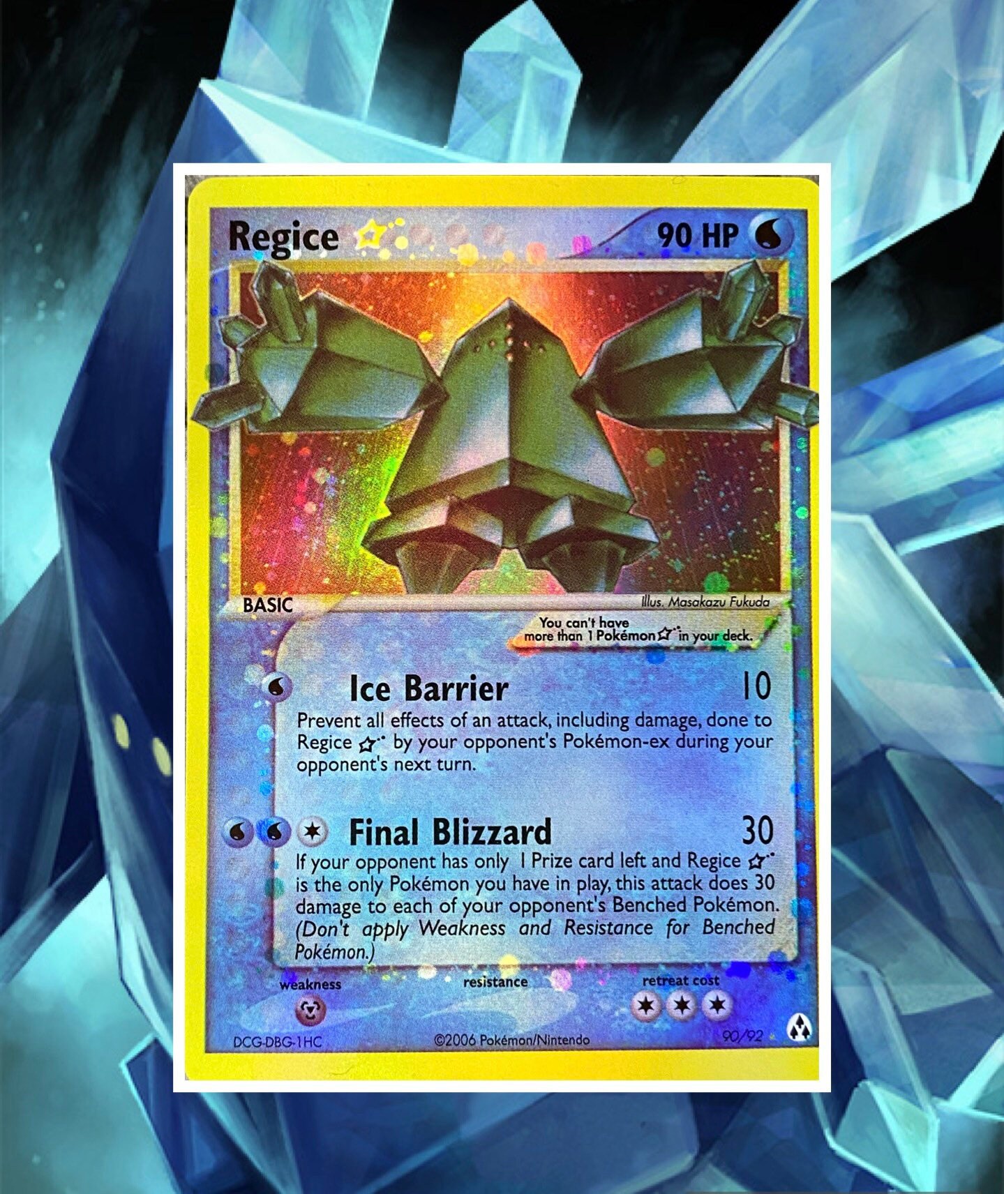 Regice Pokemon Card
