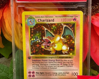 Charizard Base Set Card - Etsy