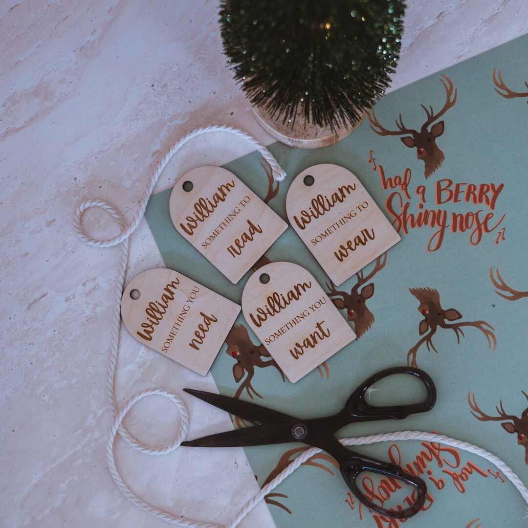 Personalised Timber Mindful Gift Tags - Etsy