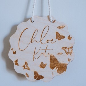 Personalised Timber Bedroom Door Name Signs || Personalised Timber Name ...