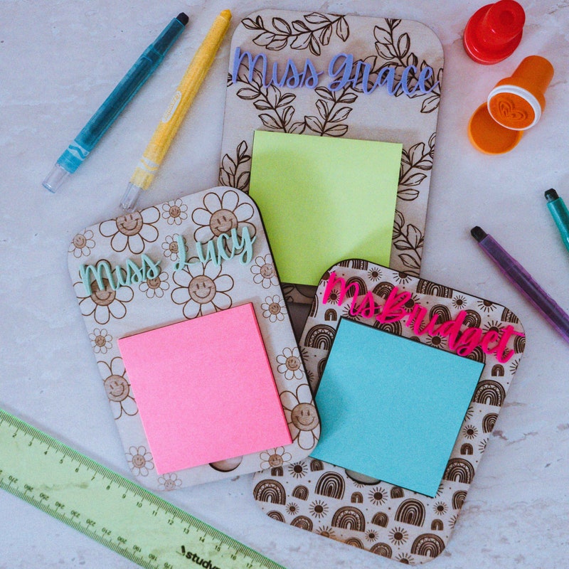 Post It Note Holder - Etsy UK