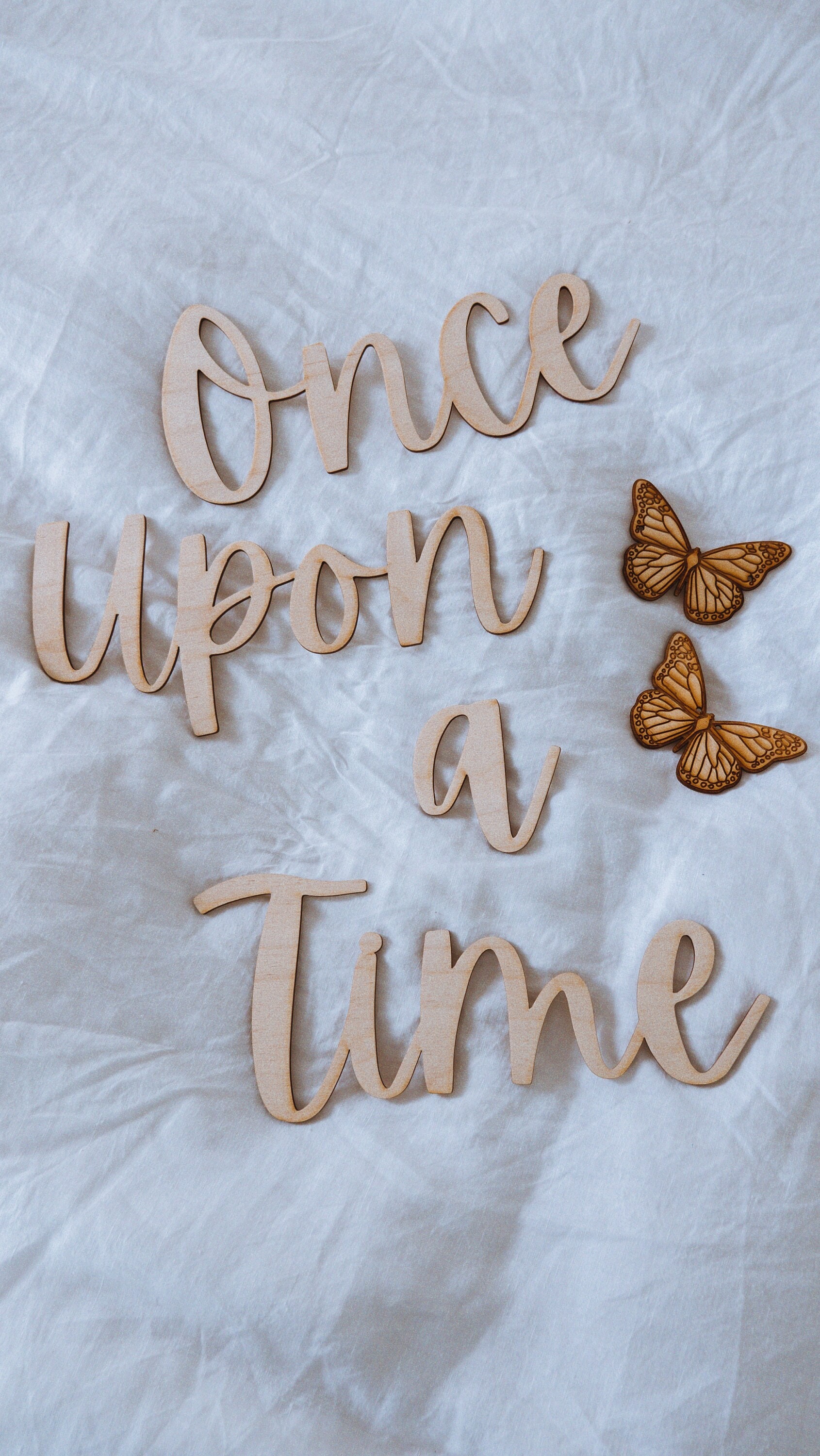 Once Upon a Time Timber Wall Hanging Wall Quote Wall - Etsy
