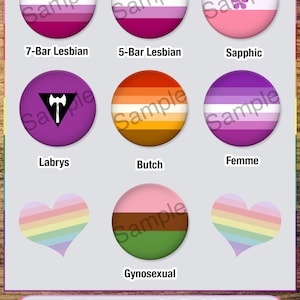 Fem Attraction Pride: Sunset Lesbian, Sapphic, Labrys, Butch, Femme ...