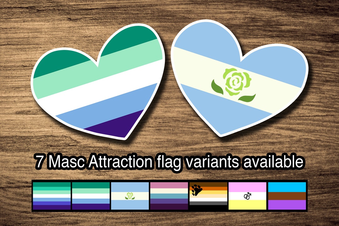 Masc Attraction Pride Flags Gay Mlm Bear Twink Achillean Veldianturian Andro Queer