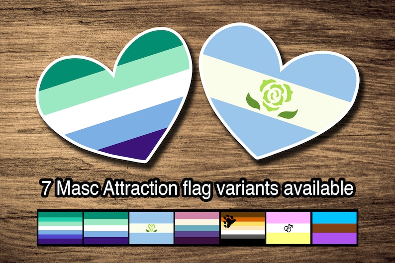 Masc Attraction Pride Flags: Gay, MLM, Bear, Twink, Achillean, Veldian ...