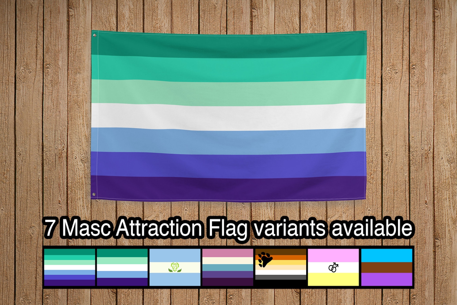 Masc Attraction Pride Flags: Gay, MLM, Bear, Twink, Achillean, Veldian ...