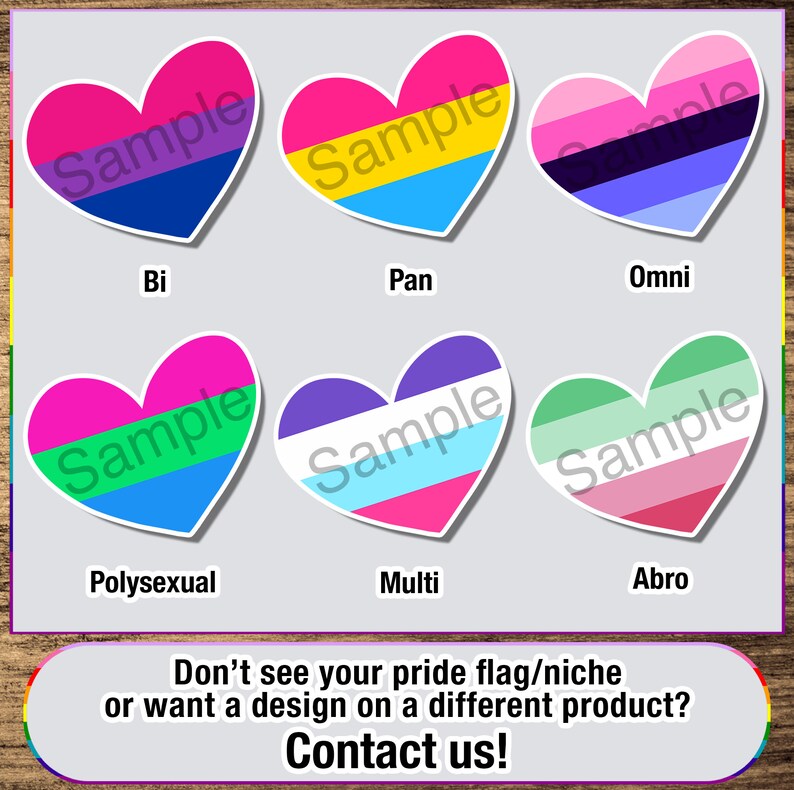 Multi Attraction Pride Flags: Bisexual, Pansexual, Omnisexual ...