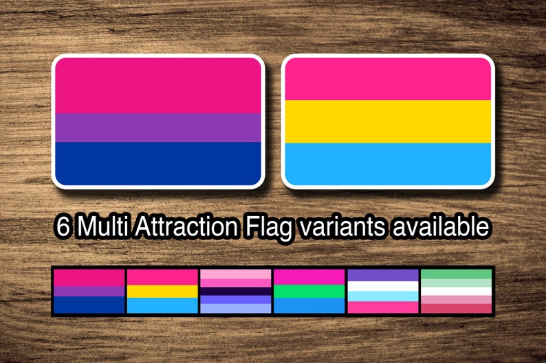 Multi Attraction Pride Flags: Bisexual, Pansexual, Omnisexual ...