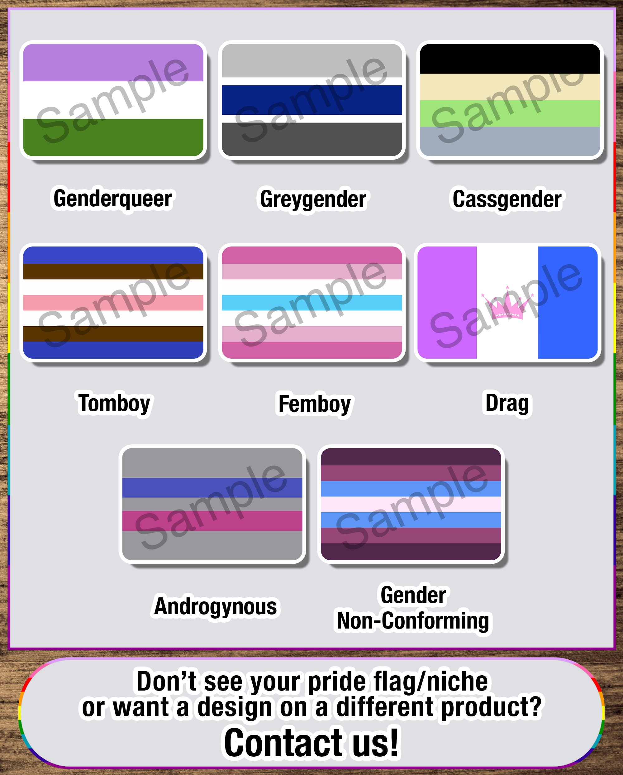 Genderqueer Pride: Greygender, Cassgender, Tomboy, Femboy, Drag ...