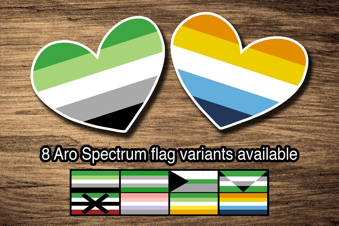 Aro Spectrum Pride: Aromantic, Grey-aro, Demiromantic, Ageo, Apothi ...