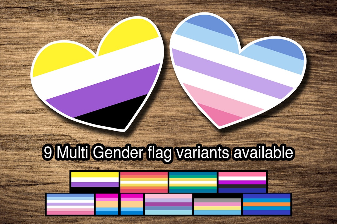 Multi Genders: Nonbinary, Genderfluid, Bigender, Enby, Mirror ...