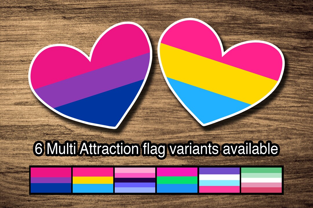 Multi Attraction Pride Flags: Bisexual, Pansexual, Omnisexual ...