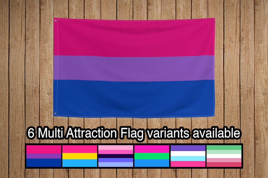 Multi Attraction Pride Flags: Bisexual, Pansexual, Omnisexual ...