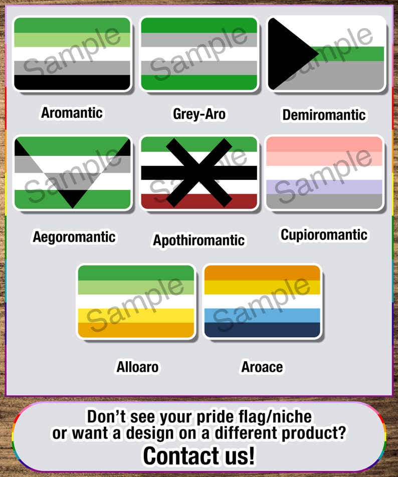 Aro Spectrum Pride: Aromantic, Grey-aro, Demiromantic, Ageo, Apothi ...