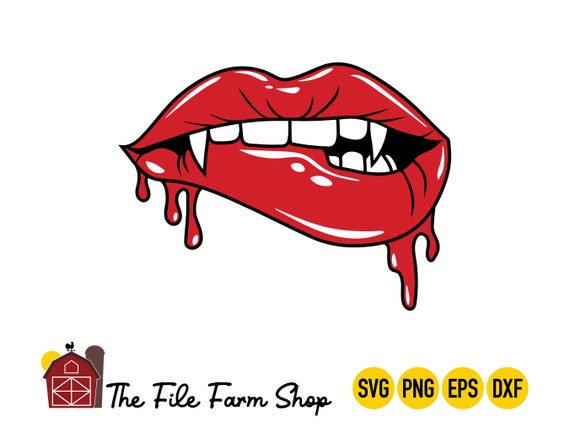 Vampire Lips Drawing