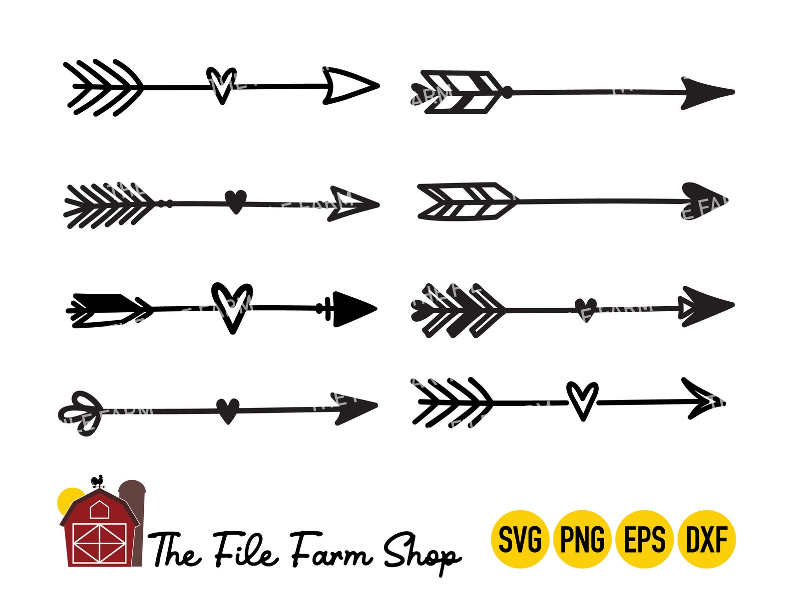 Herz Pfeil svg, Pfeil Svg Bundle, Pfeil Plotterdatei, Pfeil Clipart ...