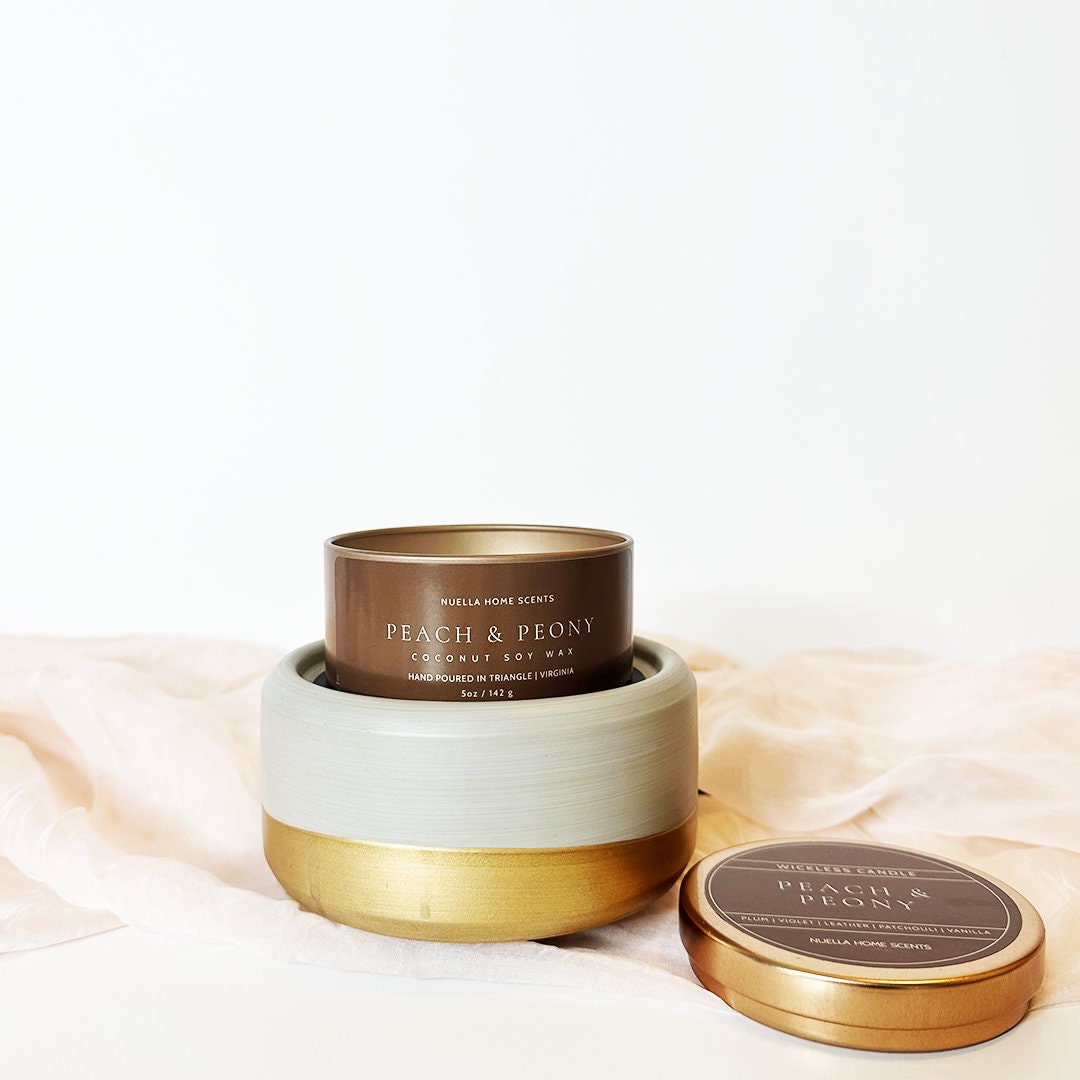 Wickless Candle | 5 Oz Scented Candle | Virgin Coconut Soy Wax | Vegan ...