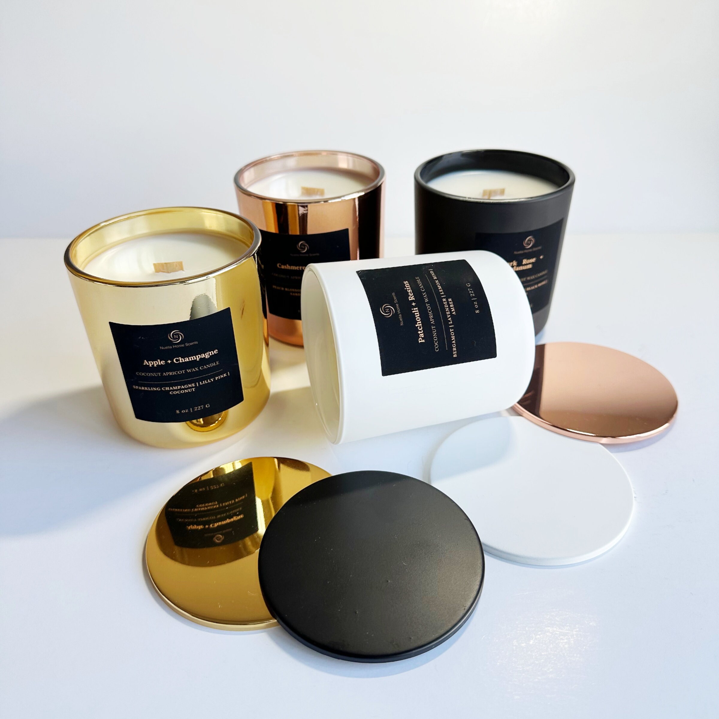 Dark Rose Labdanum Scented 8oz Candle Coconut Apricot Wax the Perfect ...