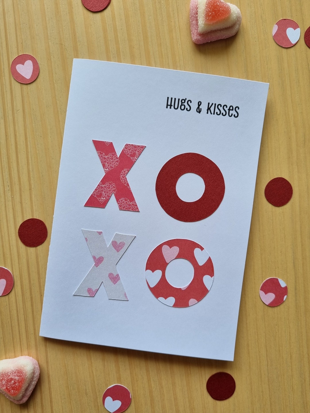 Kiss and Hug XOXO Card - Etsy