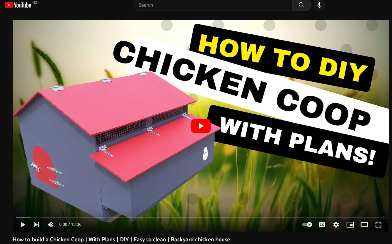 Chicken Coop Plans - 8 Hens - Easy DIY Plans - Build Your Own Movable ...