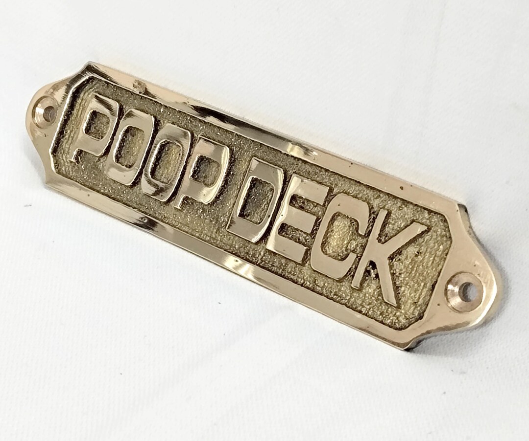 Antique Brass Sign: Vintage Style Door & Wall Plaque - Etsy
