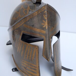 Great King Leonidas Spartan 300 Movie Helmet Fully Functional Medieval ...