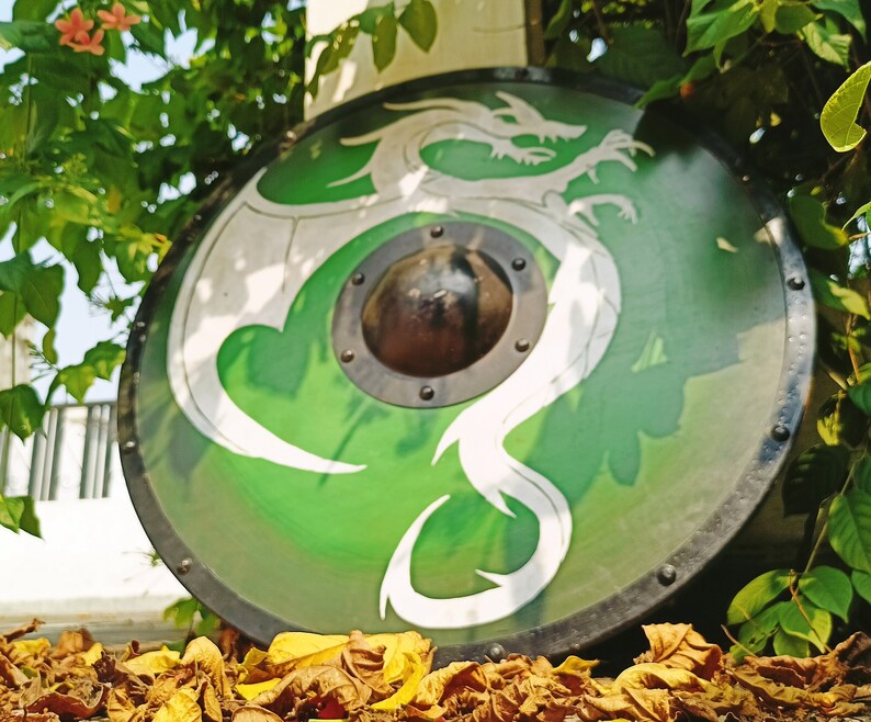 How to Train Your Dragon Shield Green 24 Inches Iron - Etsy