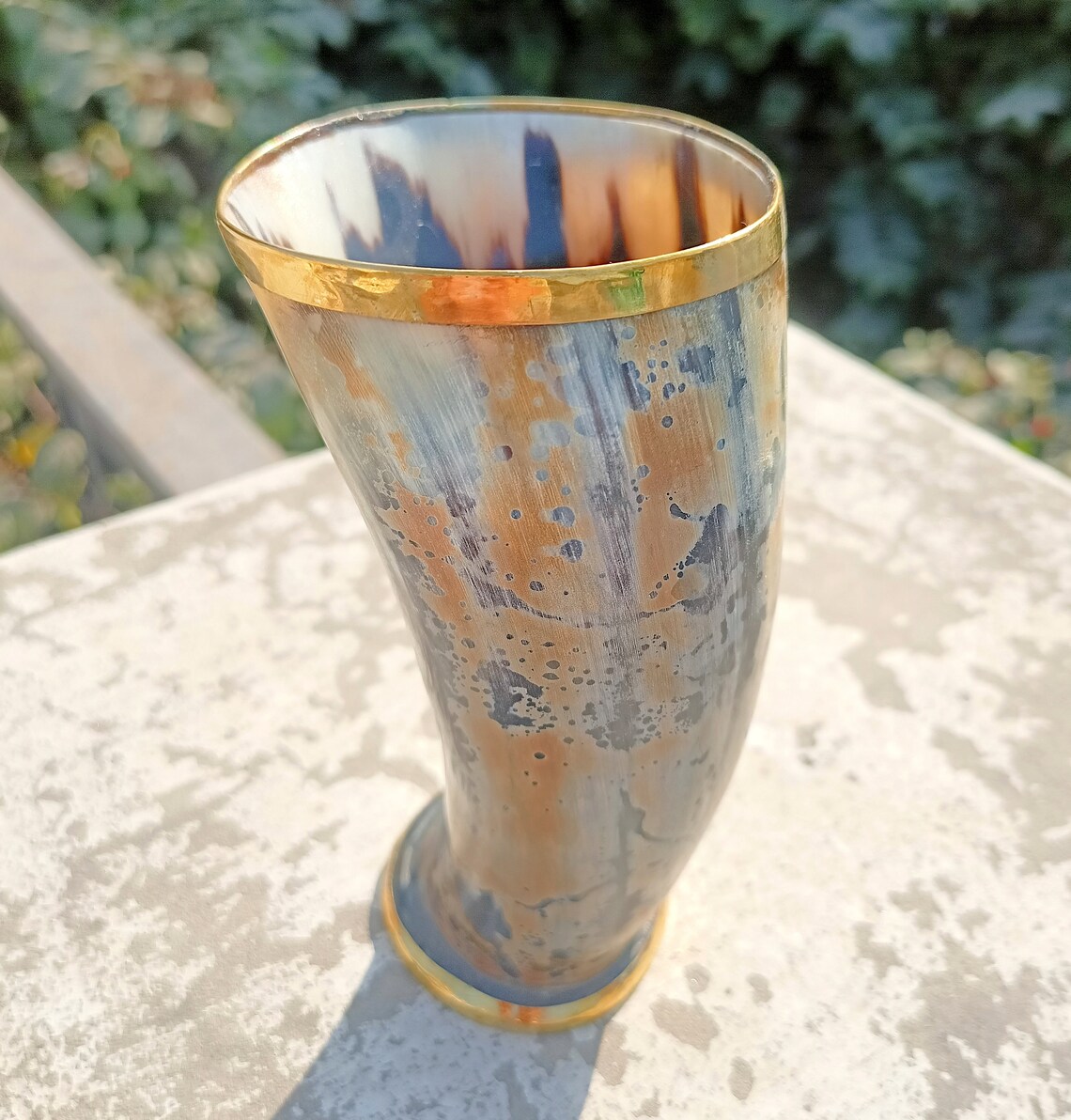 Horn Glass Mug Ox Viking Drinking Ale Mead Cup Personalized - Etsy