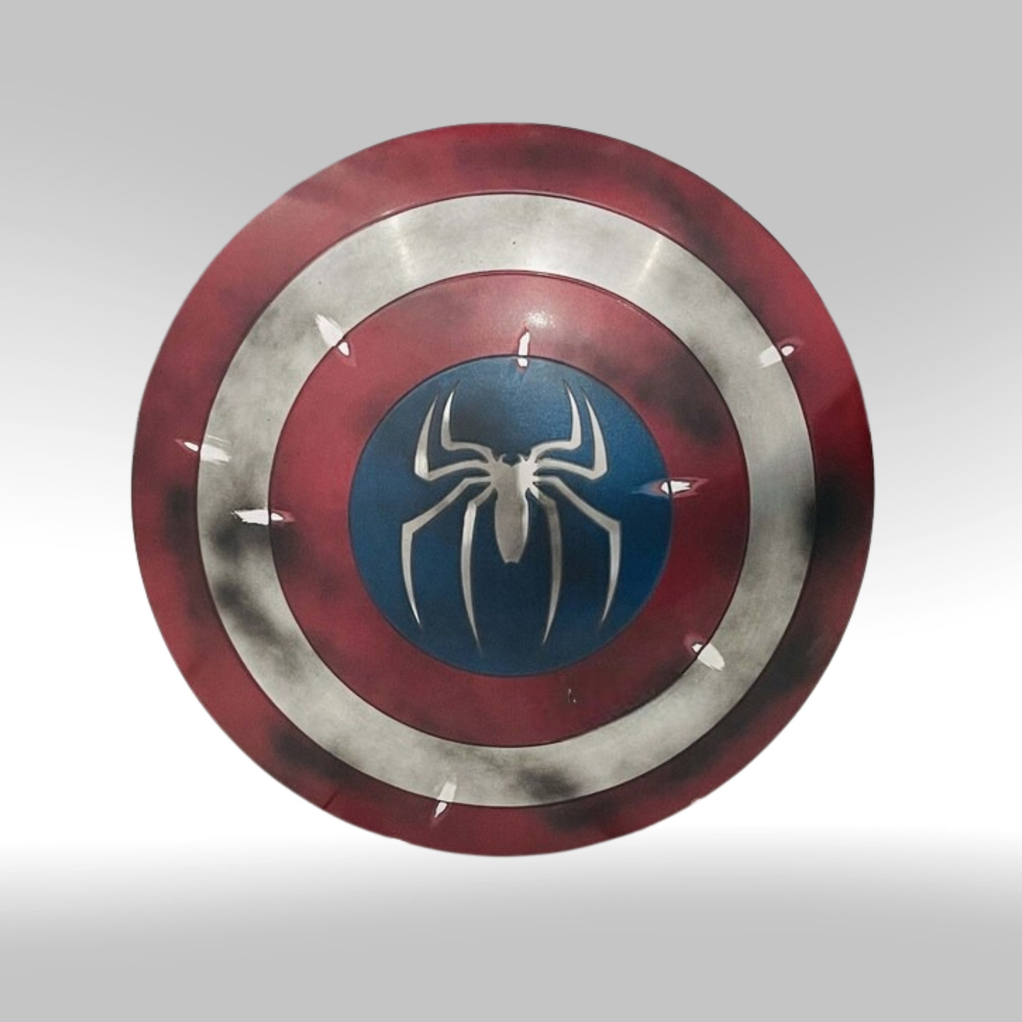 Spiderman Shield Battle Damage Ultimate Peter Parker Costume Cosplay ...