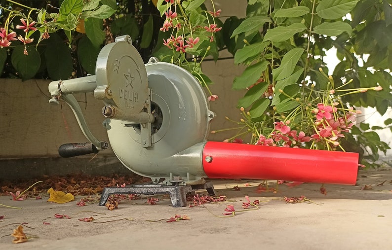 Hand Crank Air Blower Blacksmith Forge Furnace Pedal Type - Etsy