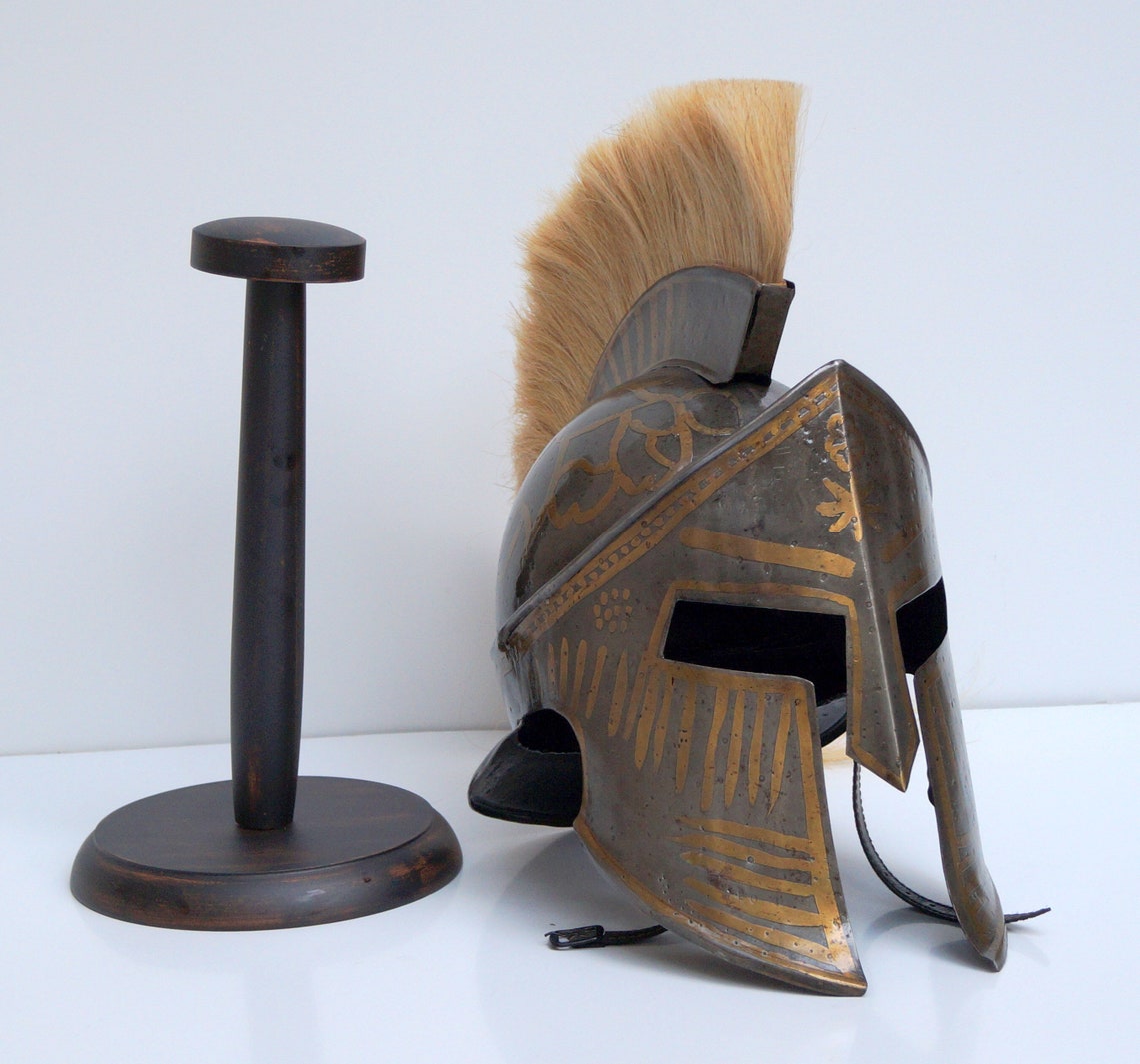 Great King Leonidas Spartan 300 Movie Helmet Fully Functional - Etsy
