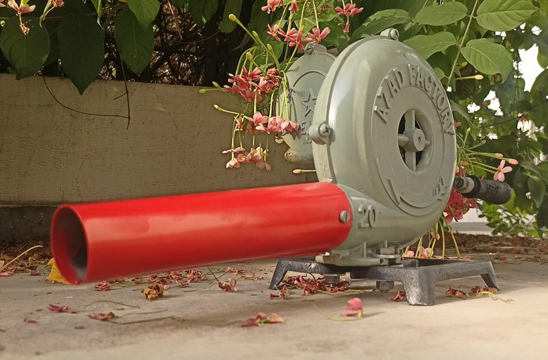 Hand Crank Air Blower Blacksmith Forge Furnace Pedal Type - Etsy