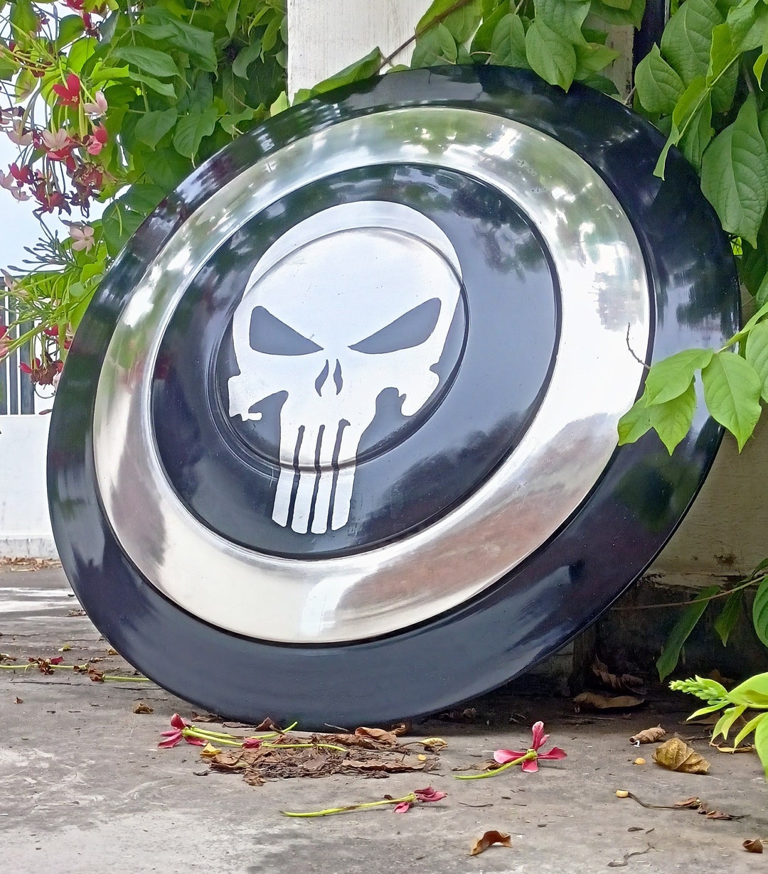 Authentic Punisher Skull Shield Perfect for Cosplay & Superhero Fans ...
