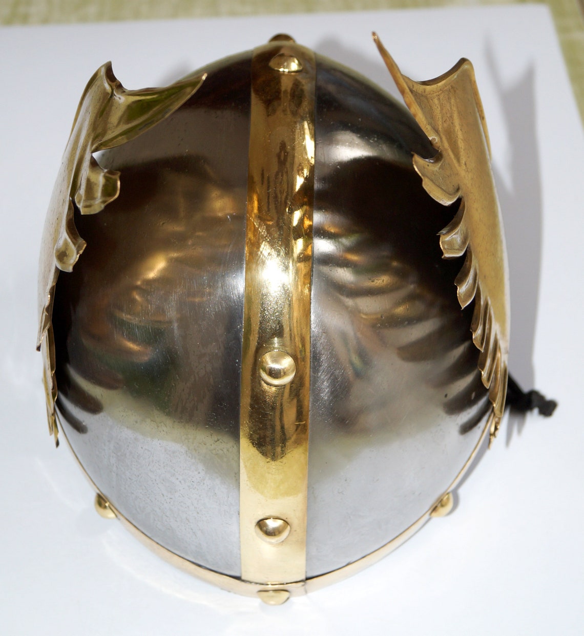 Winged Valkyrie Helmet: Handmade Steel, Leather & Iron - Etsy