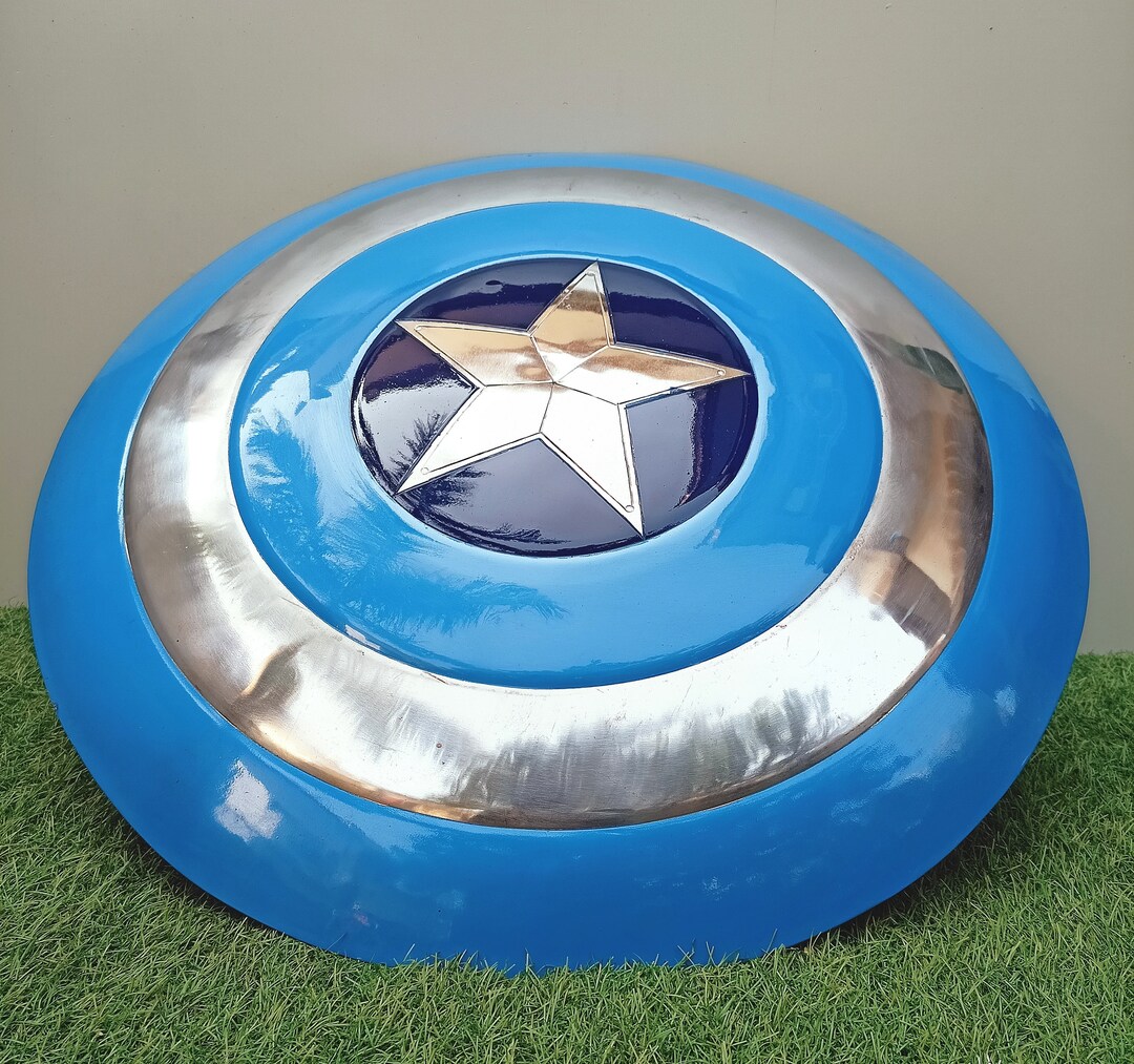 Captain America Solid Metal Shield Original Battle Ground Shield Heavy ...