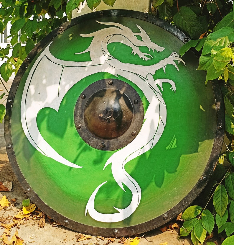 How to Train Your Dragon Shield Green 24 Inches Iron - Etsy