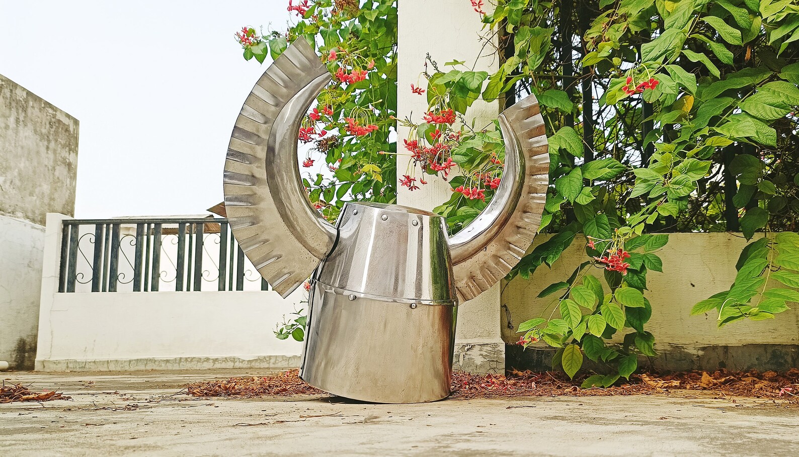 Teutonic Knight Winged Helmet Great Helm Heaume Pot Helm - Etsy