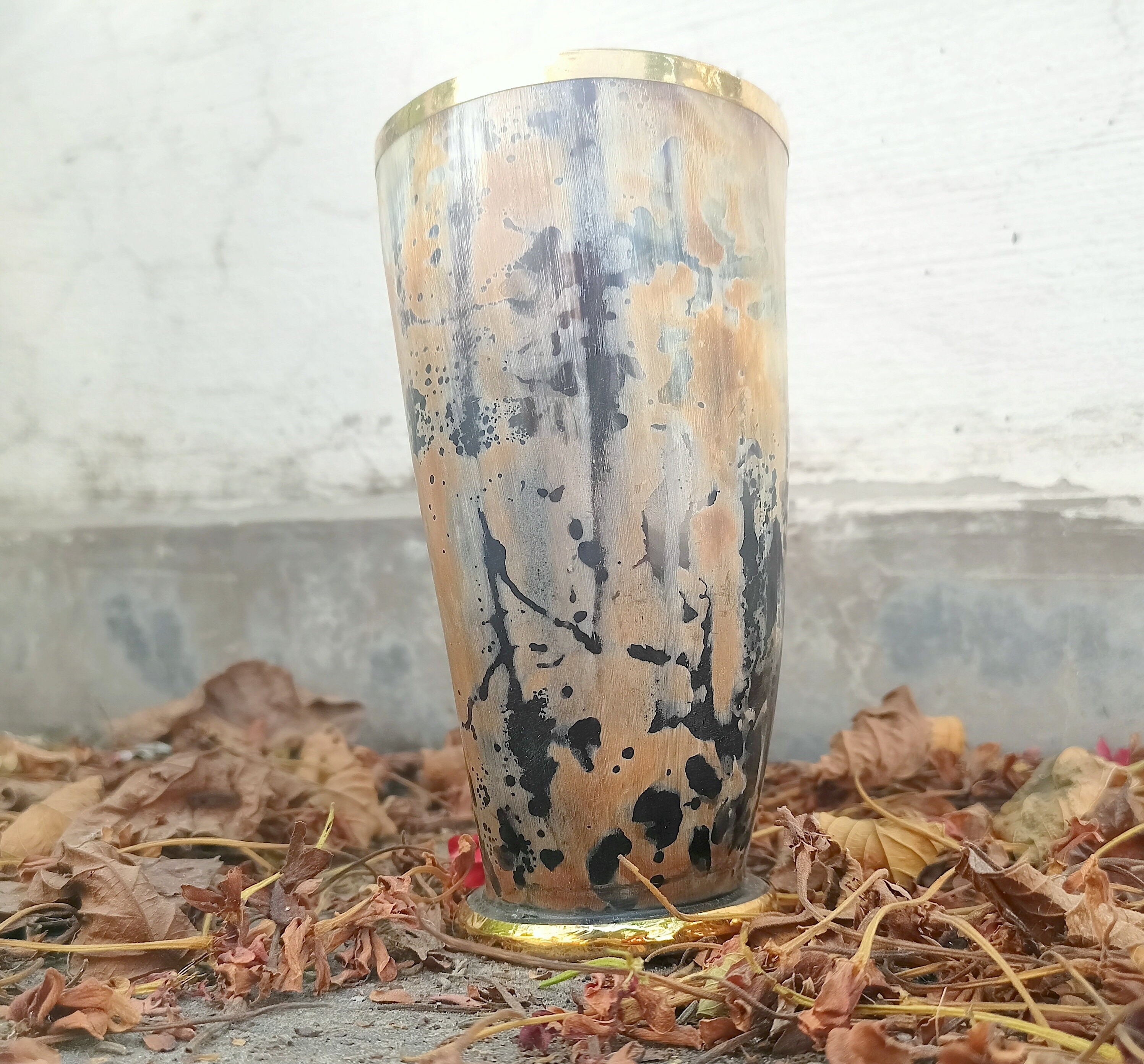 Horn Glass Mug Ox Viking Drinking Ale Mead Cup Personalized - Etsy