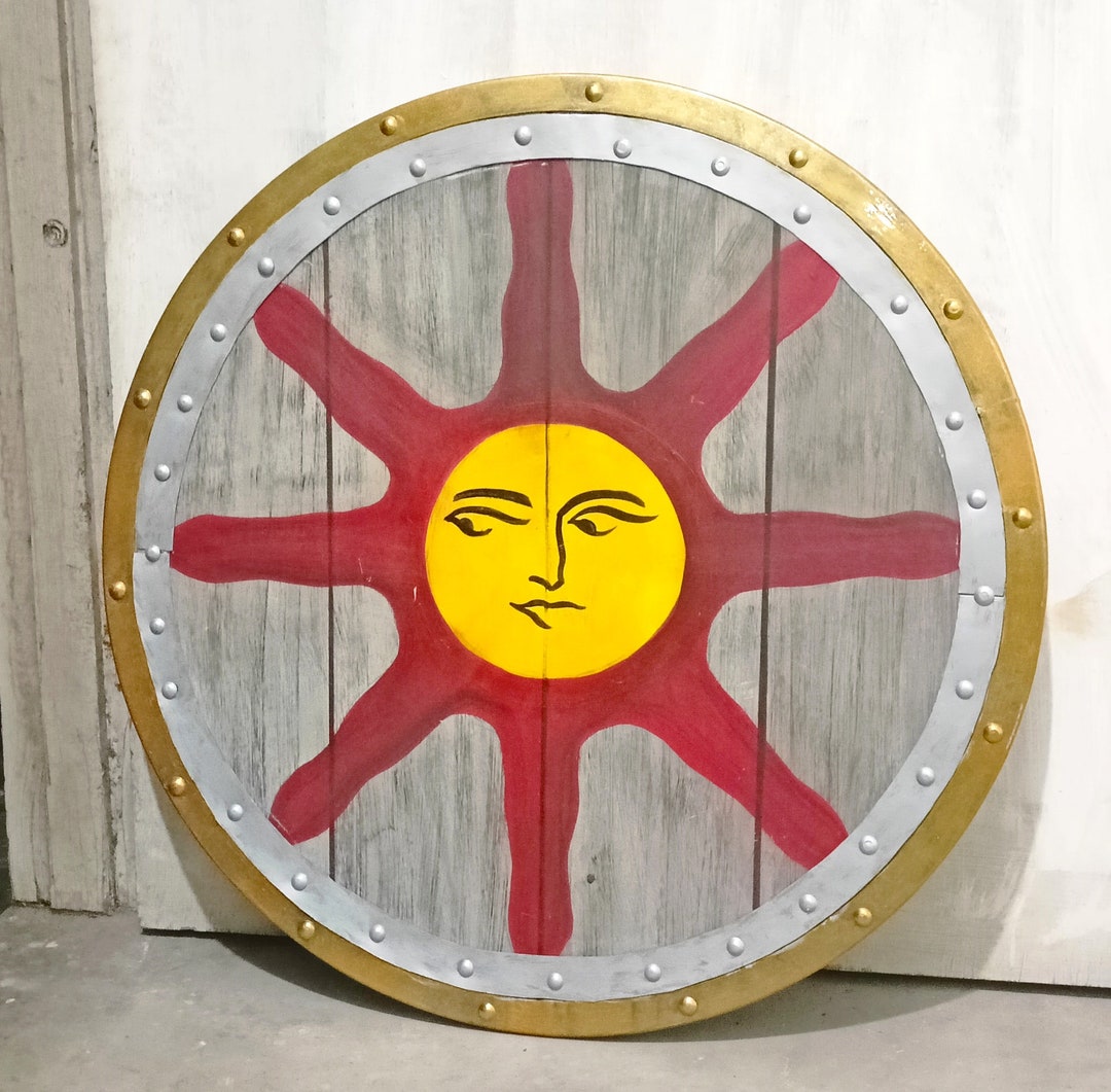 Sunlight Battleworn Shield Dark Souls Shield Solaire Shield Display ...