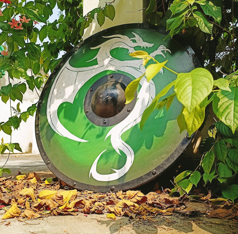 How to Train Your Dragon Shield Green 24 Inches Iron - Etsy