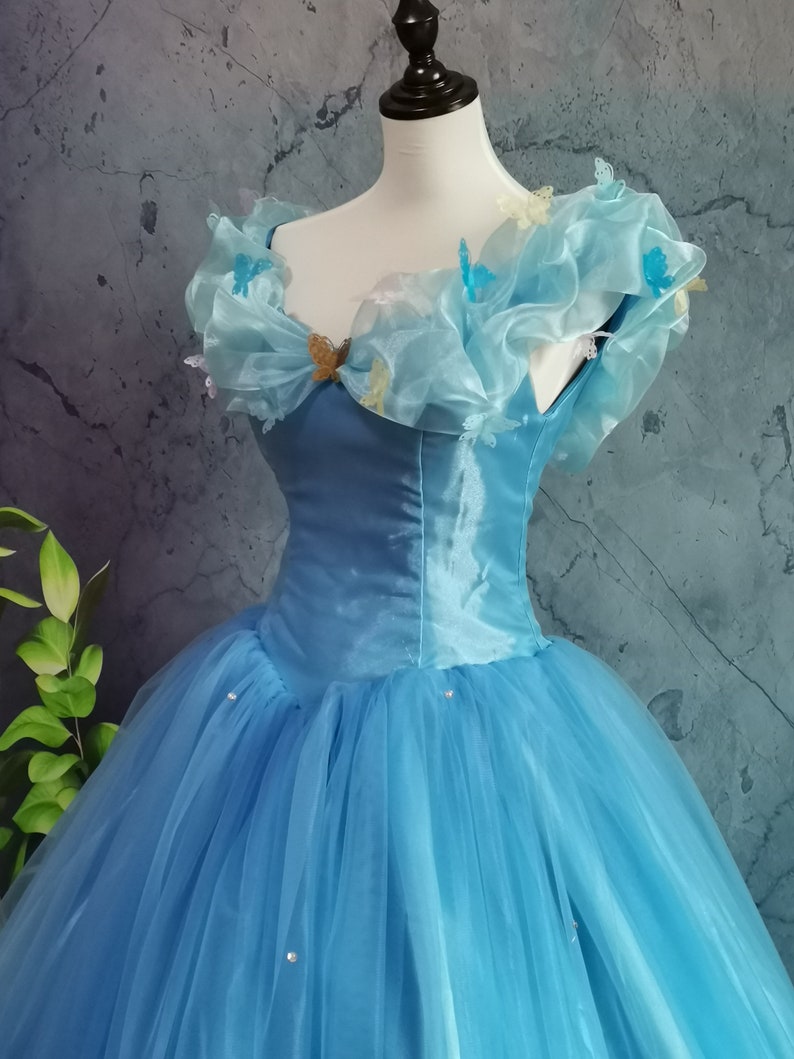 Inspired Cinderella Dress Movie Cinderella Cosplay Costume - Etsy