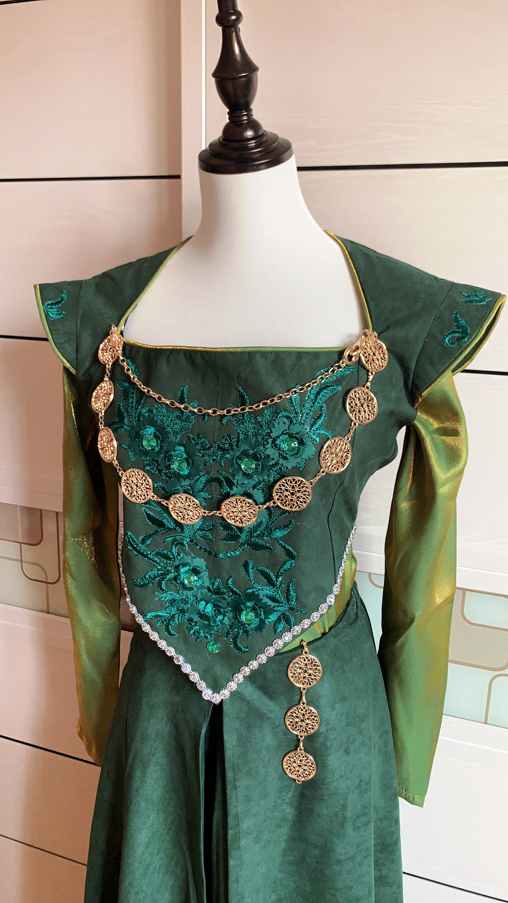 Inspired Alicent Hightower Green Dress Cosplay Costume - Etsy