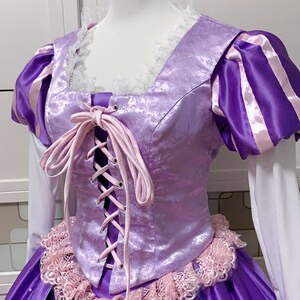 Inspired Tangled Rapunzel Dress Purple Cosplay Costume - Etsy