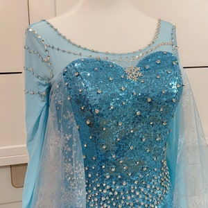 Inspired Classical Elsa Dress Blue Elsa Cosplay Costume - Etsy