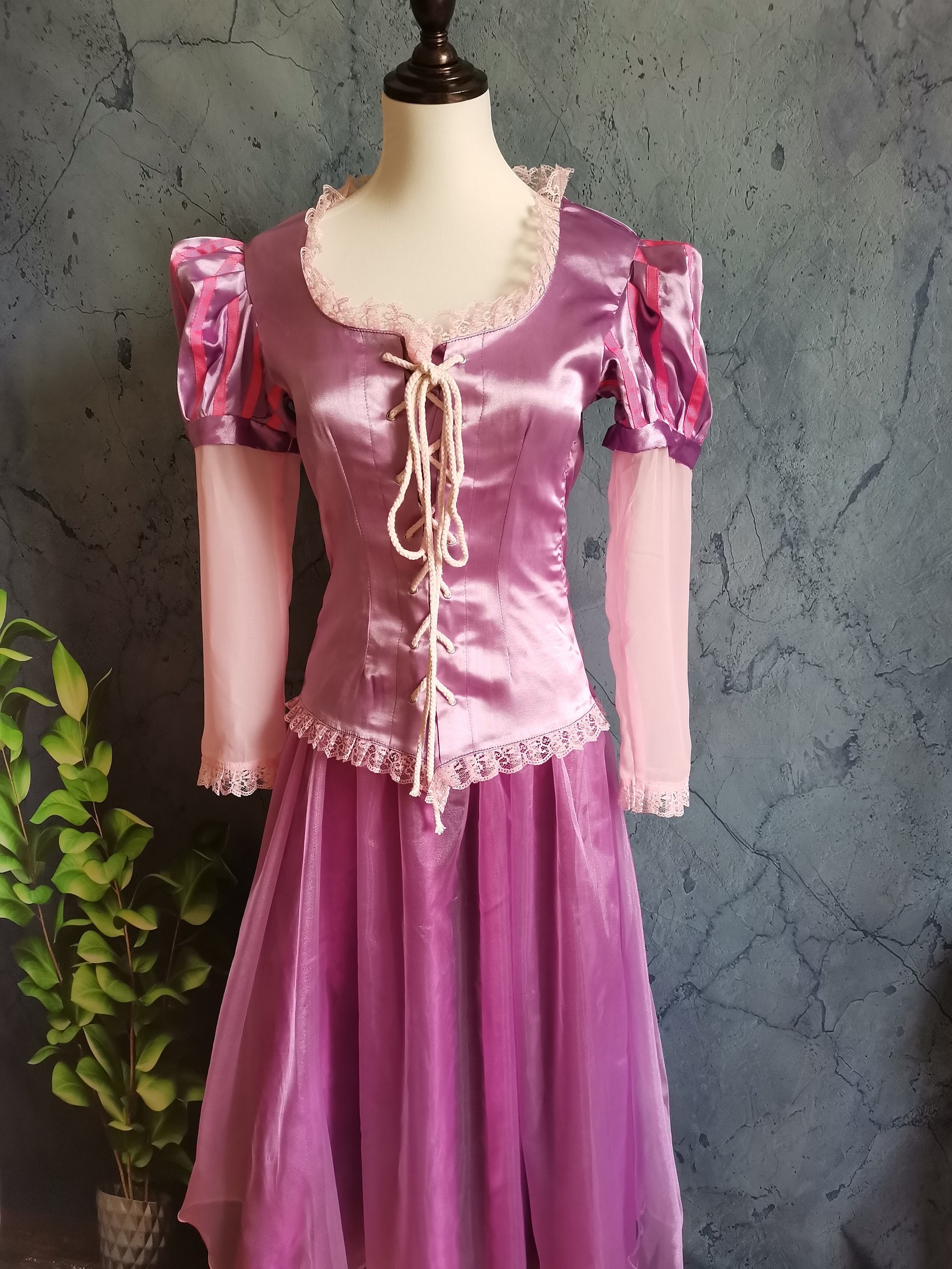 Inspired Tangled Rapunzel Dress Rapunzel Outfit Costume - Etsy